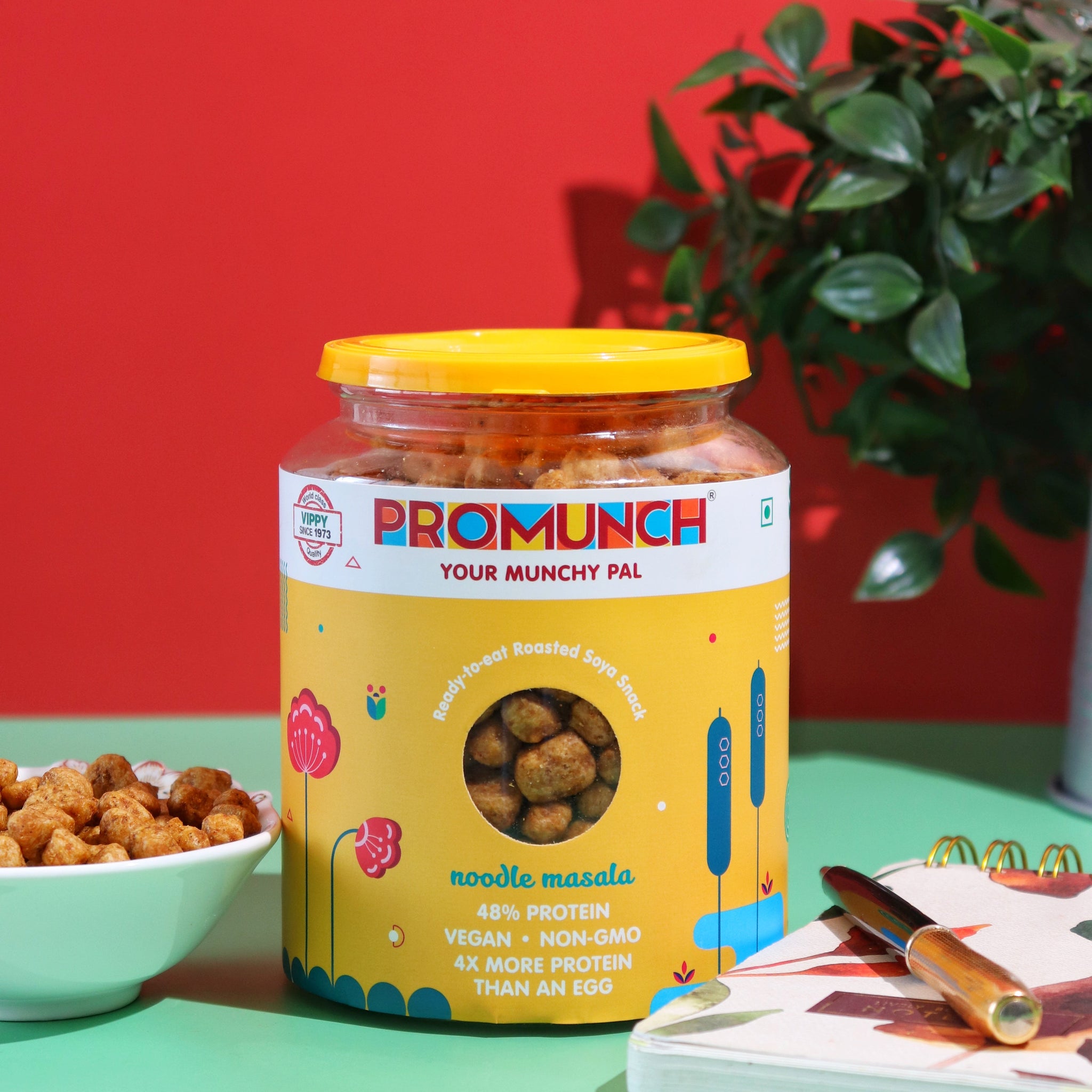 Noodle Masala Protein Snacks -300gm – PROMUNCH